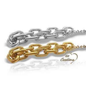 108 Creations | Jewelry | Super Chunky Thick Chain Necklace | Poshmark